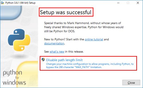 Python3 を Windows10(64bit版) へインストールして動作させる手順